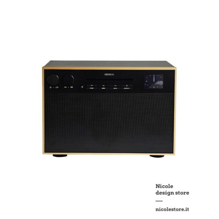 Geneva Decon M champagne oak Radio CD Bluetooth stereo hi-fi